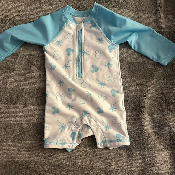 Disney | Swim | Kids Swimwear With Mickey Mouse Blue And White Design ...